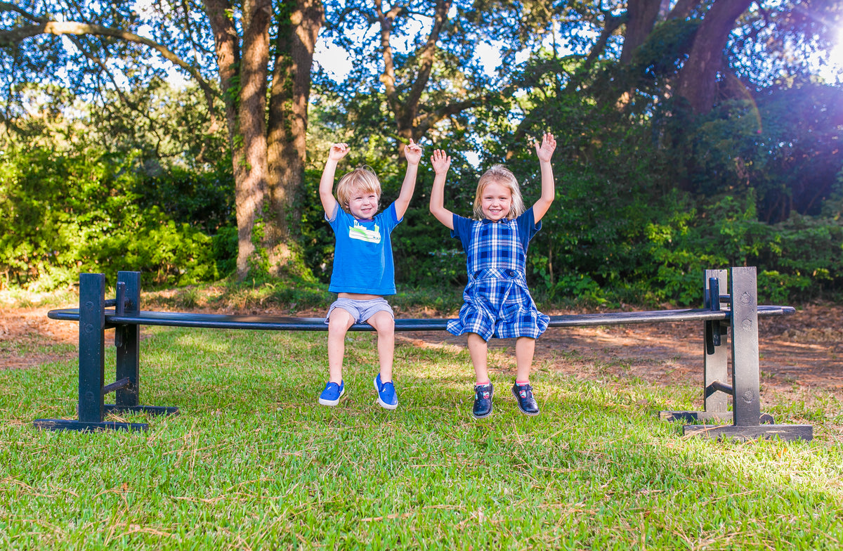 10ft. Joggle Bench Set – Old Charleston Joggling Board Co.