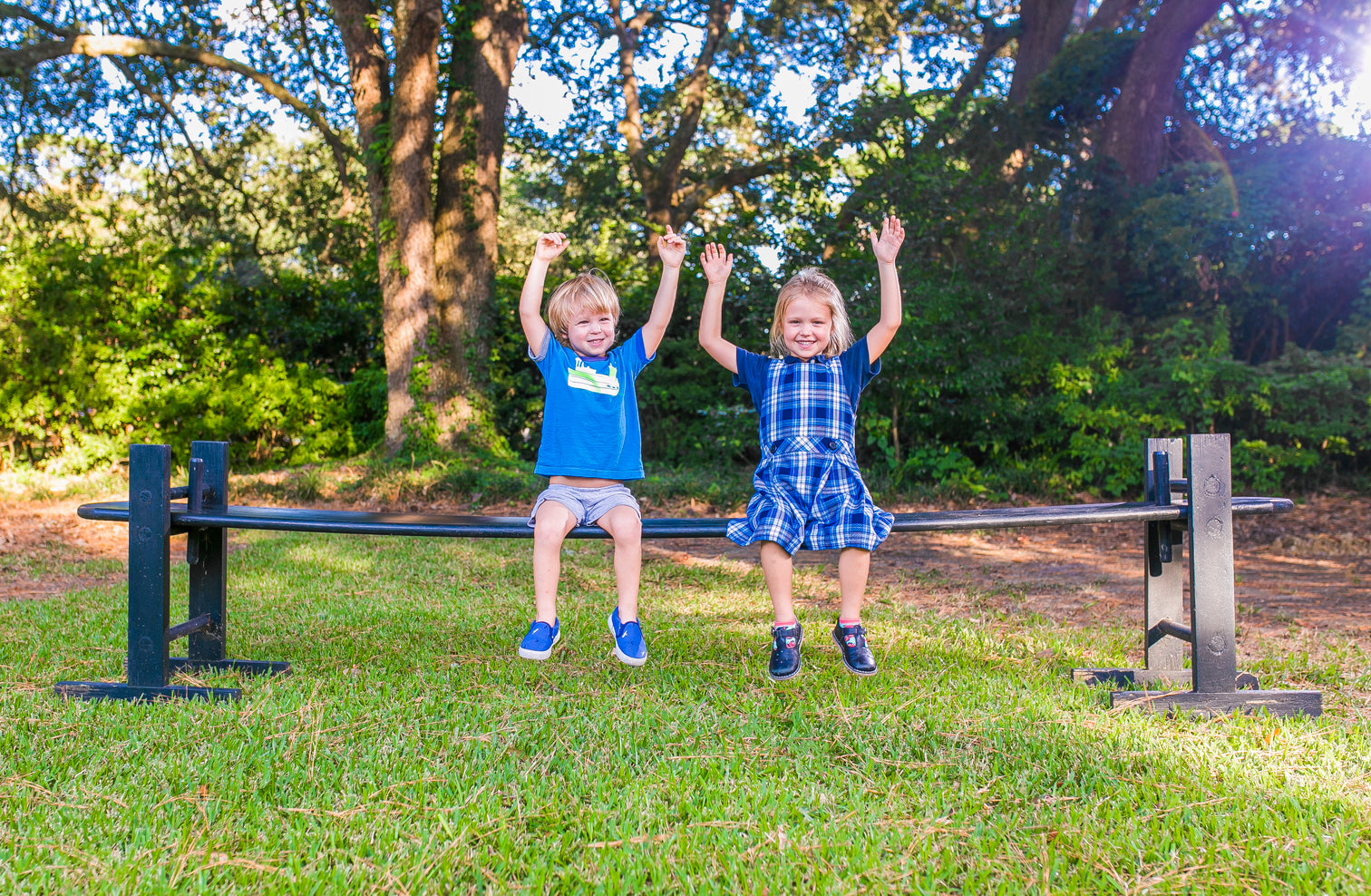 10ft. Joggle Bench Set – Old Charleston Joggling Board Co.